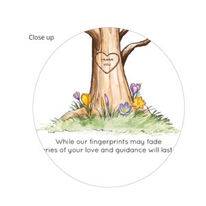 Fingerprint Tree for Teacher | Teacher Appreciation Gift | Fun Teacher ...