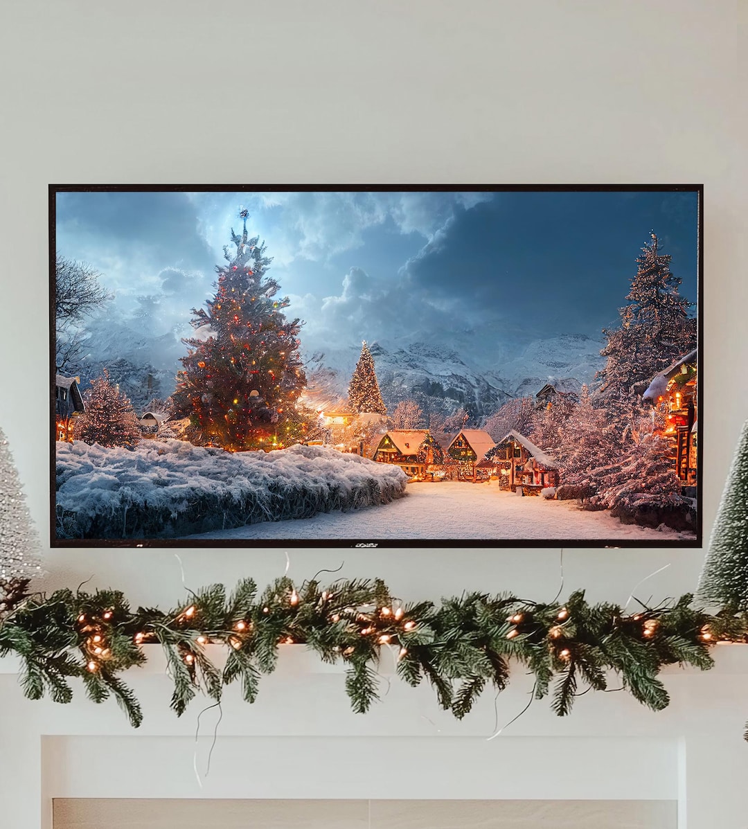 Frame TV Art Christmas, Christmas Frame TV Art, Frame TV Christmas Art ...