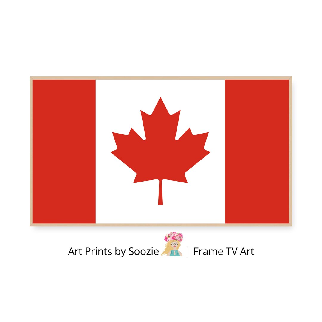 Samsung Frame TV Art | Canadian Flag Frame TV Art | National Flag Day ...