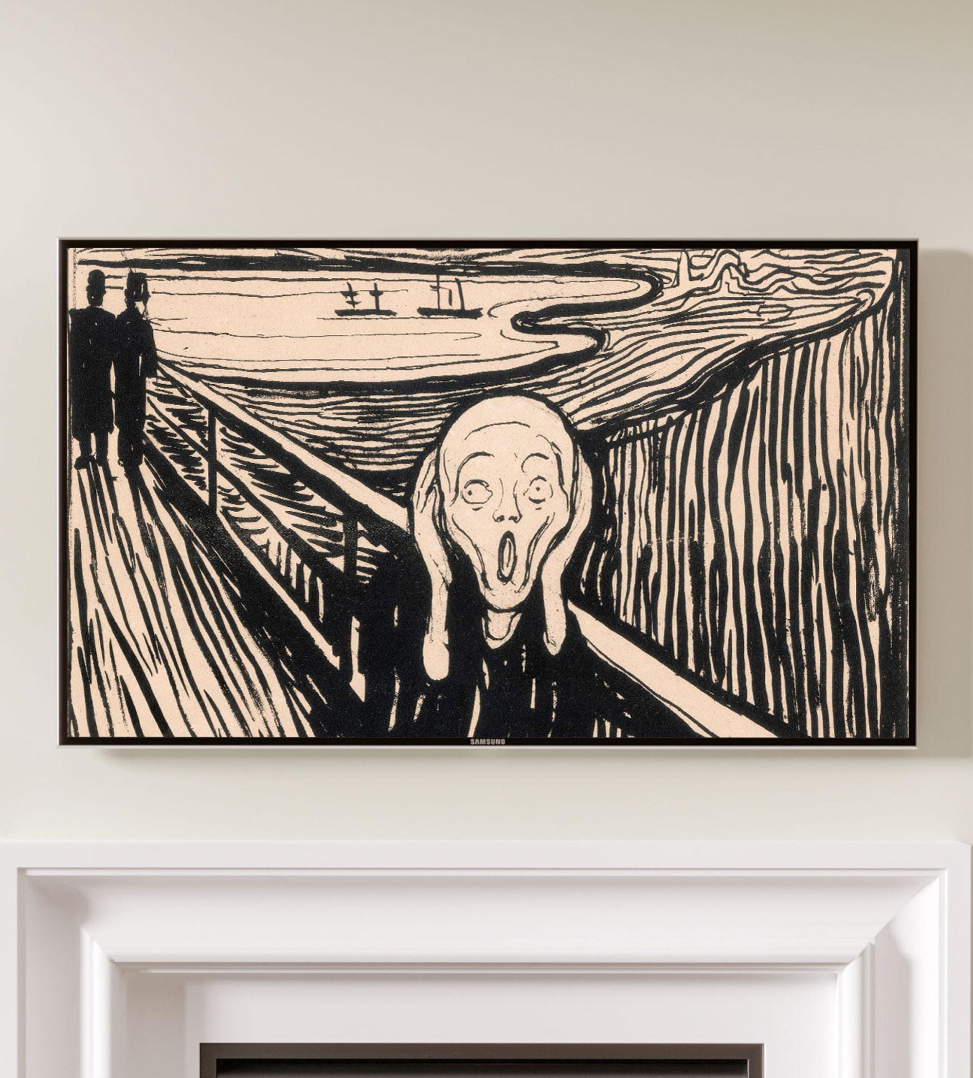 The Scream Samsung Frame TV Art: Spooky Halloween Decor (digital ...