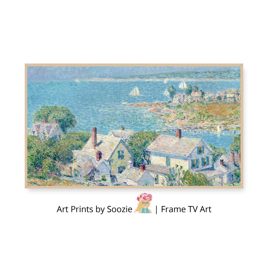 Childe Hassam New England Headlands Art: 4K Samsung Frame TV Art ...