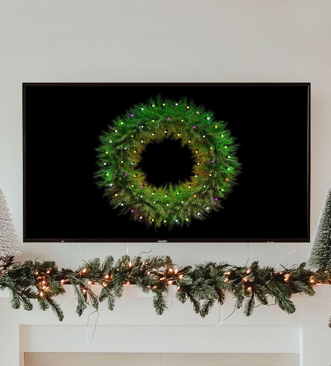Frame TV Art Christmas, Christmas Frame TV Art, Frame TV Christmas Art ...