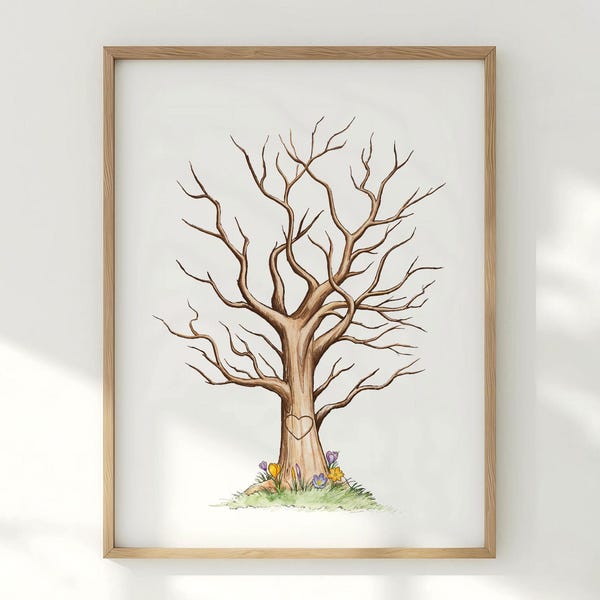 Fingerprint Tree - Etsy