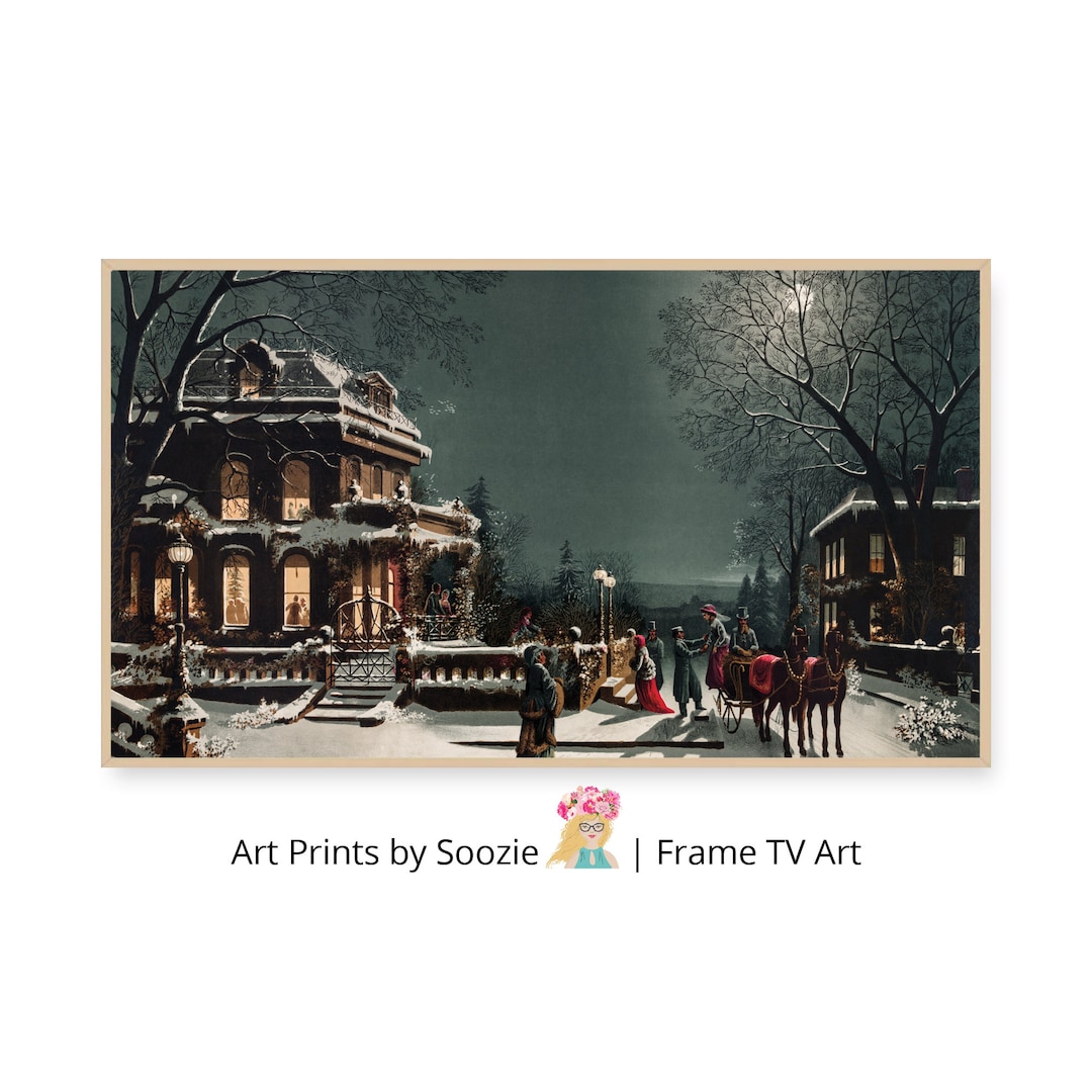 Frame TV Art Christmas, Christmas Frame TV Art, Frame TV Christmas Art ...