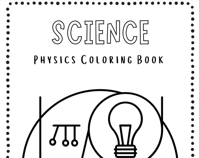 Science Series: Chemistry Coloring Book for Kids - Etsy Canada