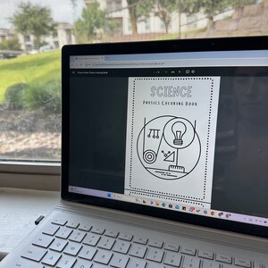 Science Series: Physics Coloring Book for Kids - Etsy