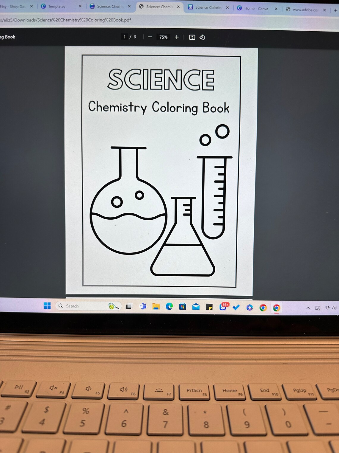 Science Series: Chemistry Coloring Book for Kids - Etsy