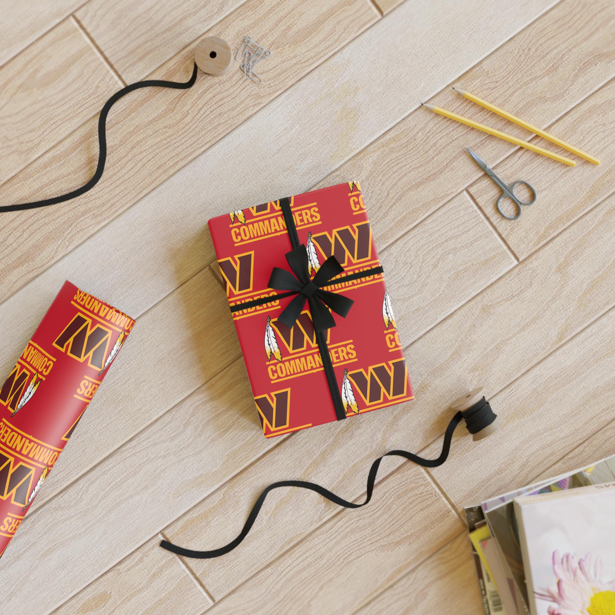 Washinngton Commanders Feather Logo Gift Wrapping Paper Rolls, 1pc - Etsy