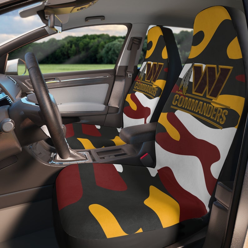 Washington Commanders Feather Logo Polyester Car Seat Covers - Etsy