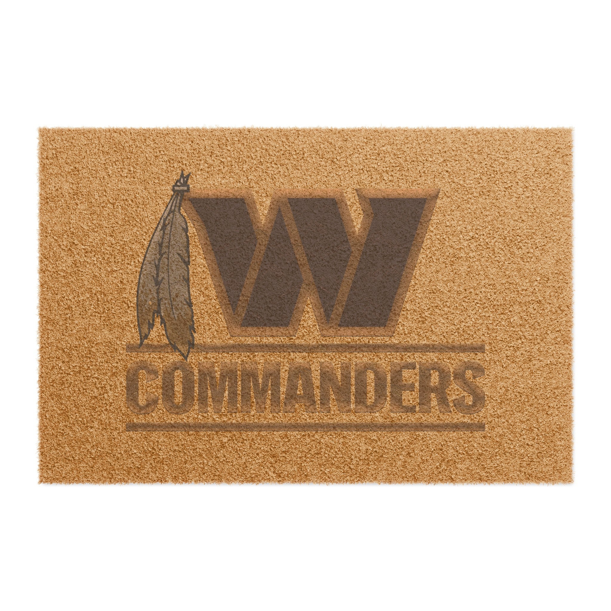 Washington Commanders Feather Logo Doormat - Etsy