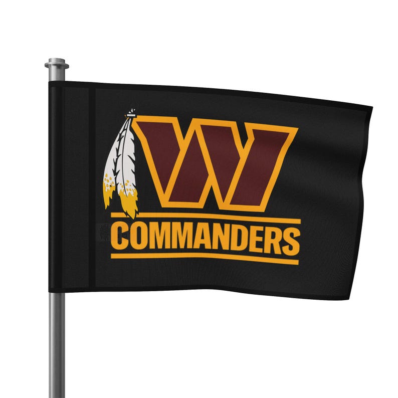 Washington Commanders Feather Flag, Fan Gift, Washington Commanders ...