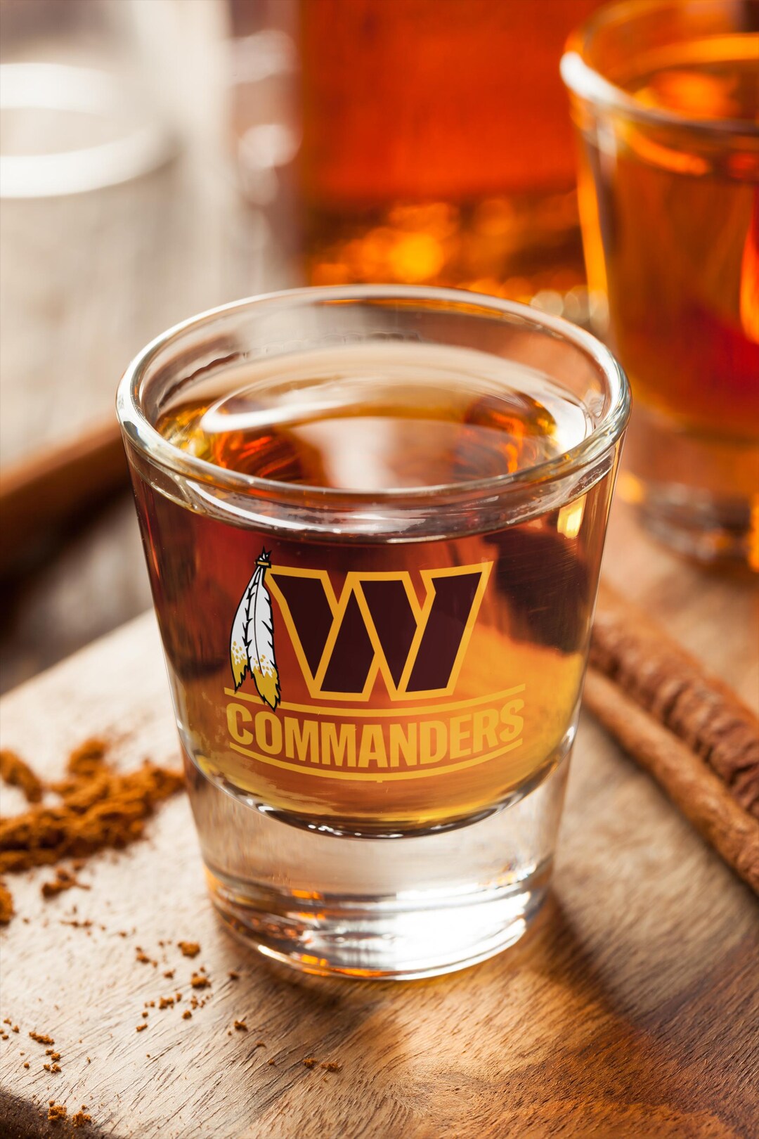 Washington Commanders Feather Logo Gift Turbo Shot Glass - Etsy