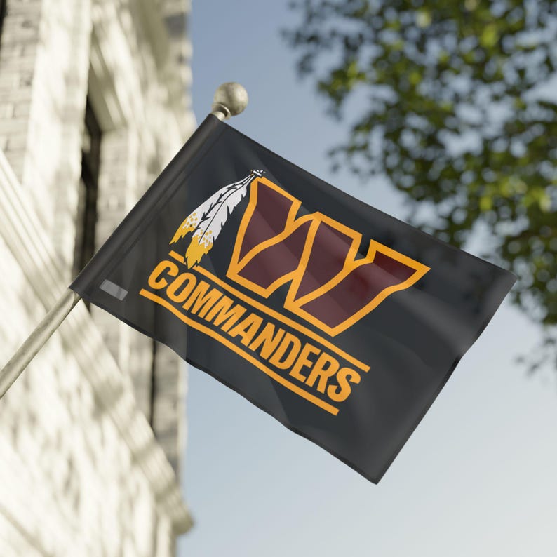 Washington Commanders Feather Flag, Fan Gift, Washington Commanders ...