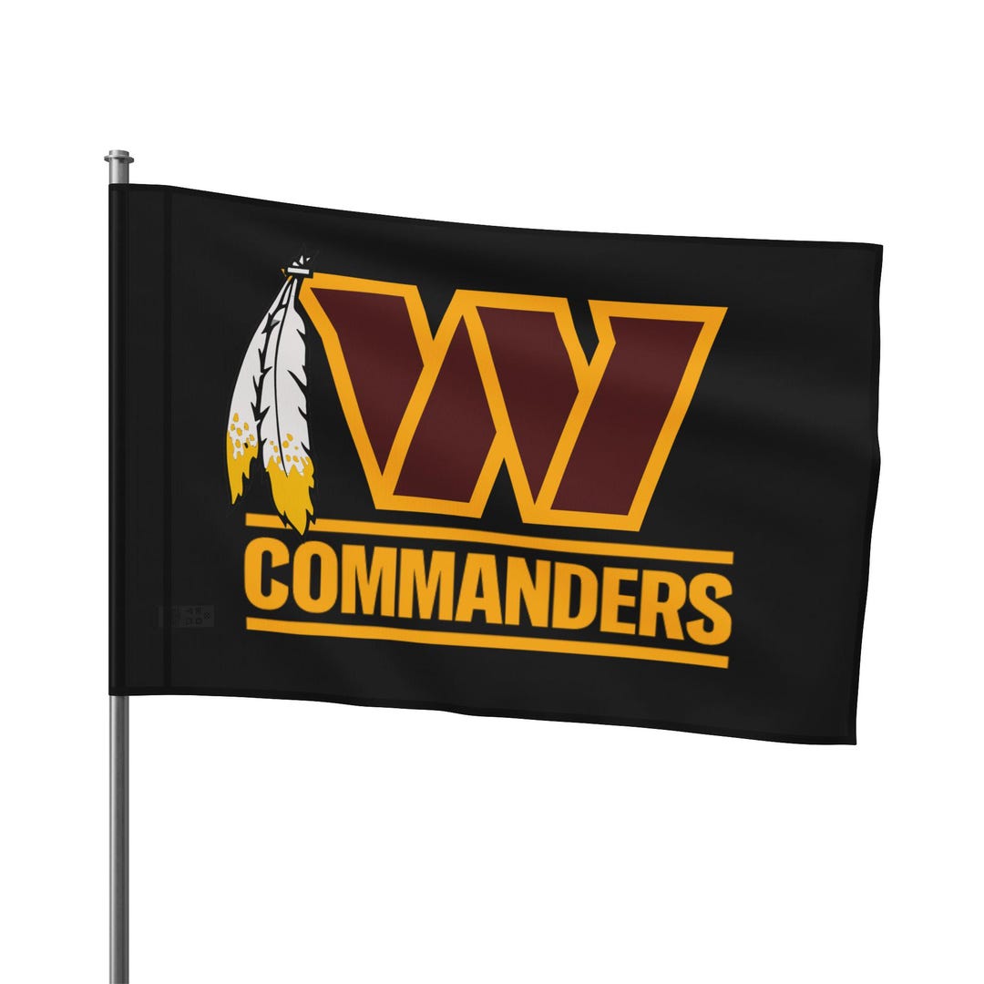 Washington Commanders Feather Flag, Fan Gift, Washington Commanders ...