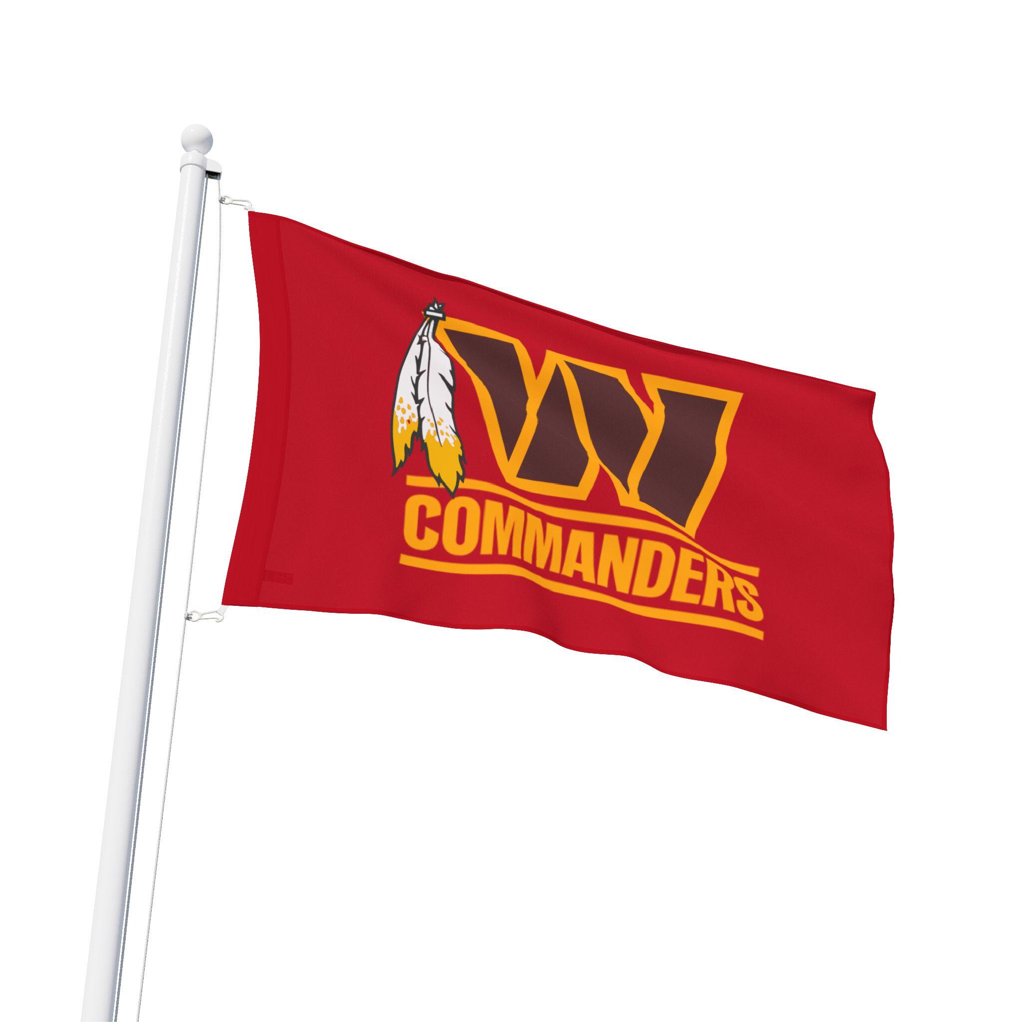 Washington Commanders Feather Flag, Fan Gift, Washington Commanders ...