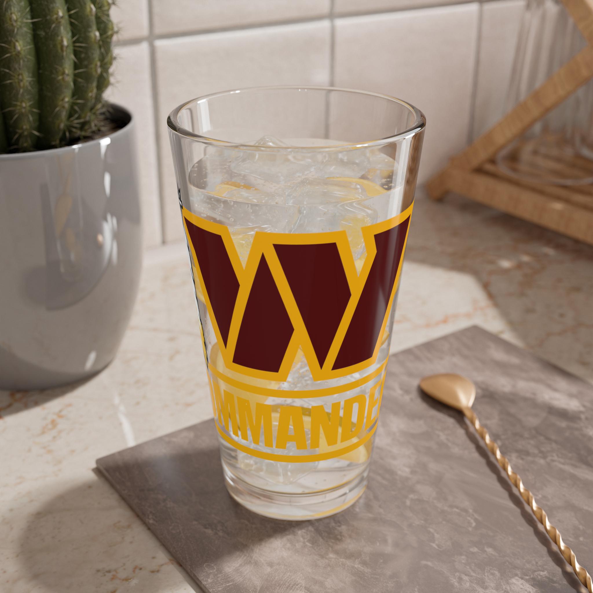 Washington Commanders Feather Logo Mixing Glass, 16oz - Etsy