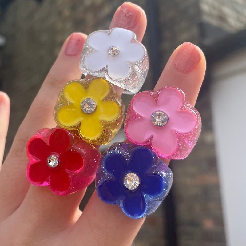 Acrylic Flowers - Etsy