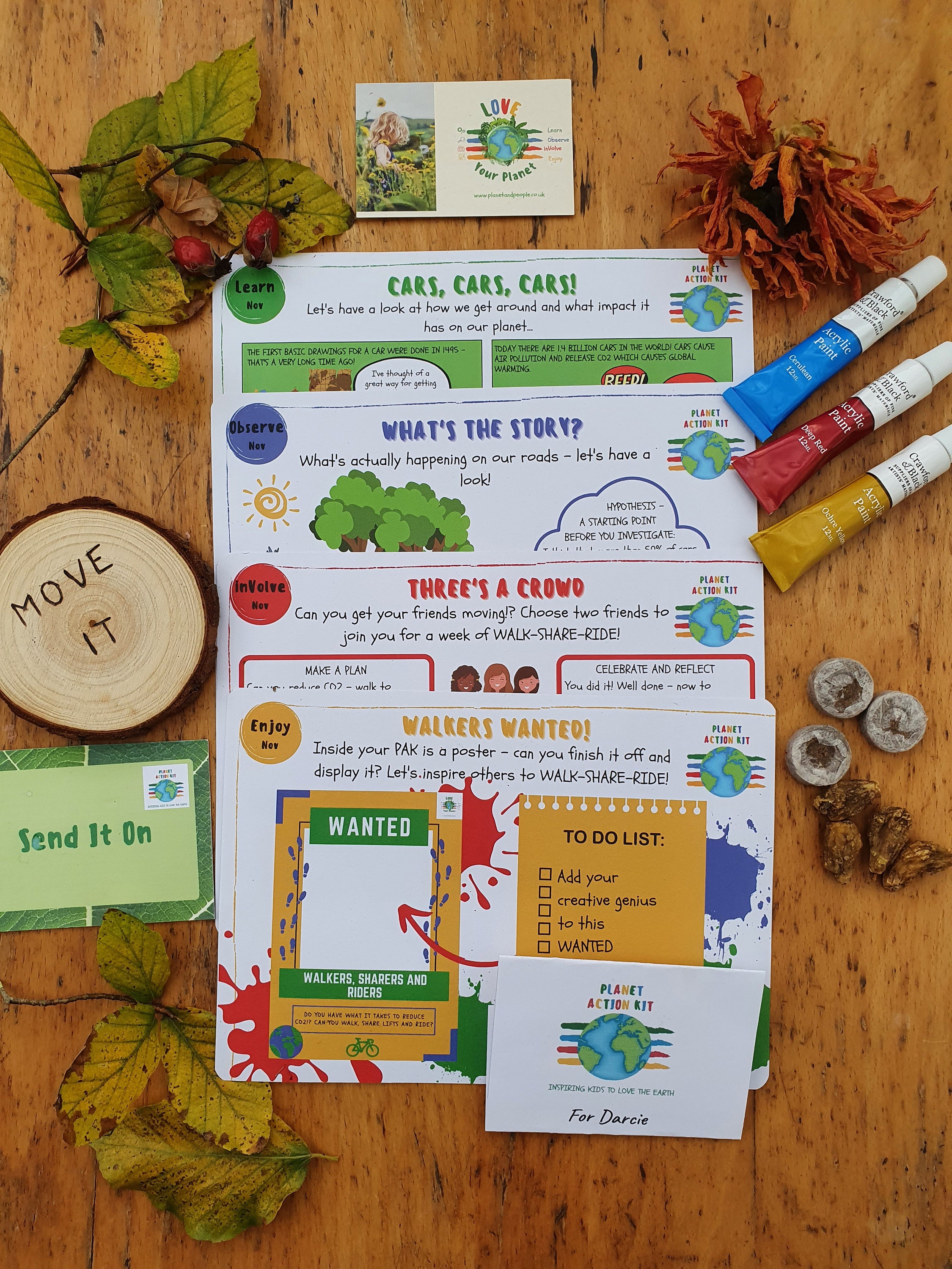 Personalised Planet Action Kit Eco Activity Box - Etsy