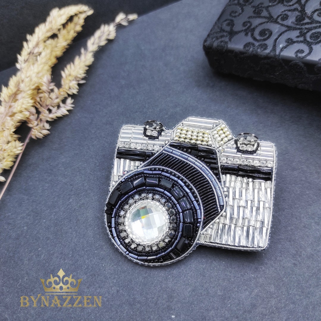 Unique Camera Brooch, Photographer Gifts for Her, Camera Decor for ...