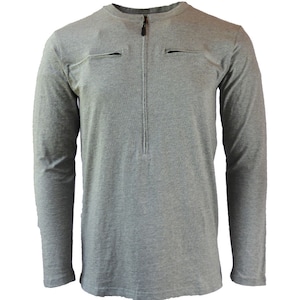 Men's 5 Zipper Easy Port Access Chemo Shirt - Best Gift for Cancer ...