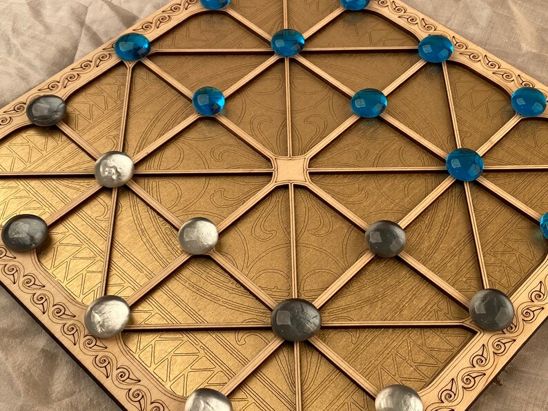 Alquerque Qirkat the Ancient and Mysterious Game of - Etsy Canada