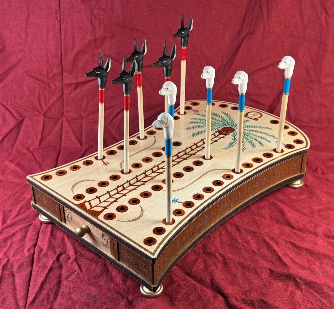 Hounds and Jackals Ancient Egyptian Game, Heirloom Quality Hand Made ...