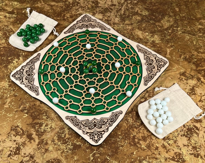 Celtic Chess Set aka. Fidchell - Etsy