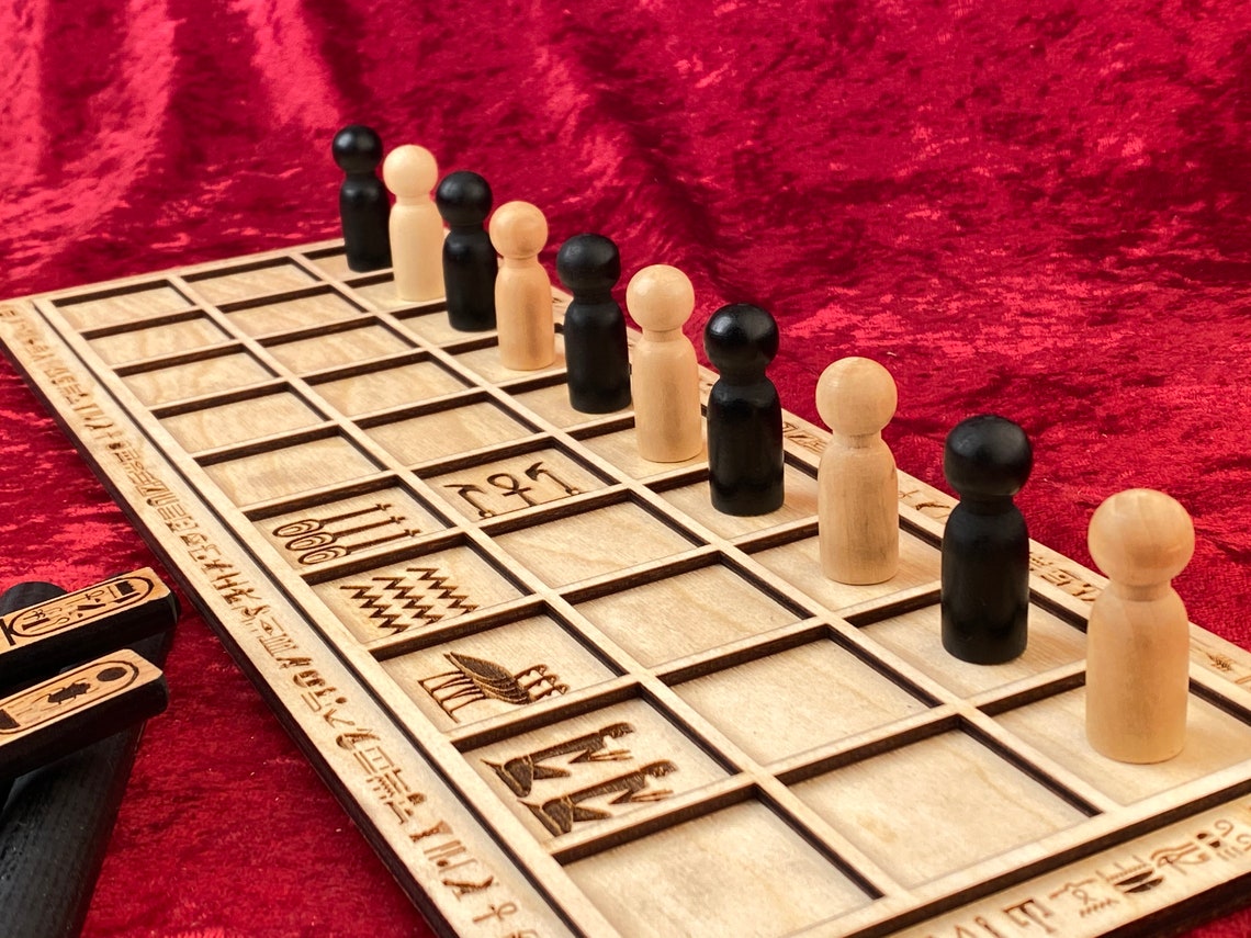 SENET The Ancient Egyptian Game of the Pharaohs | Etsy