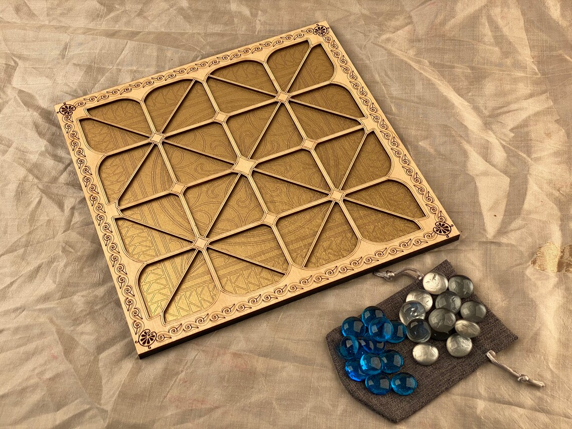 Alquerque Qirkat the Ancient and Mysterious Game of - Etsy Canada