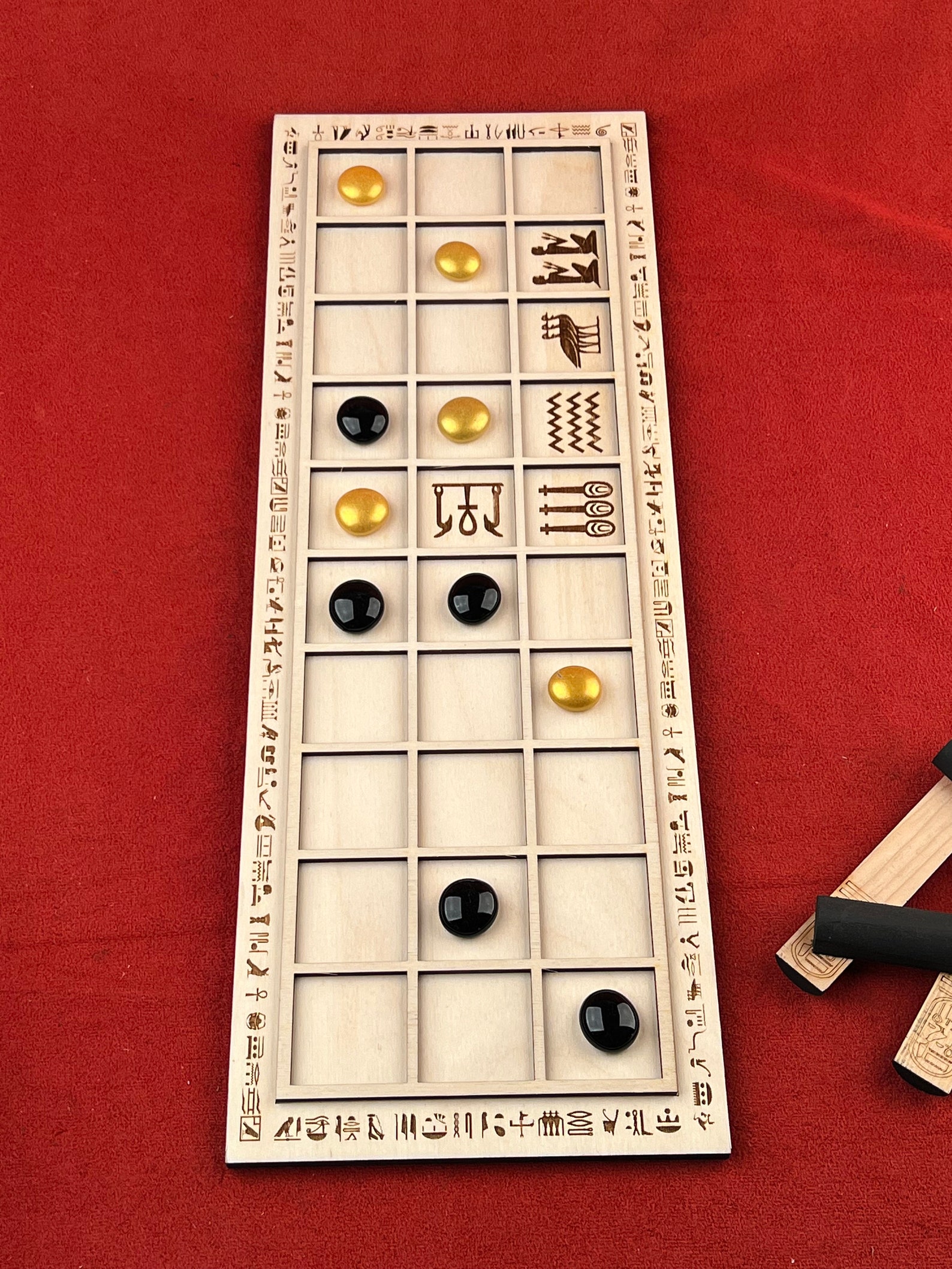 SENET the Ancient Egyptian Game of the Pharaohs. From the - Etsy