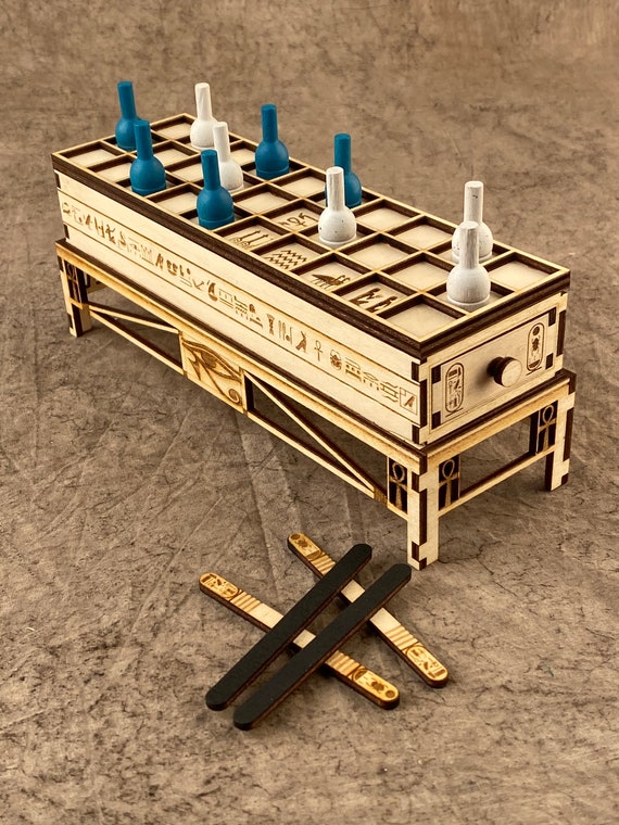 SENET the Ancient Egyptian Board Game of the Pharaohs. | Etsy
