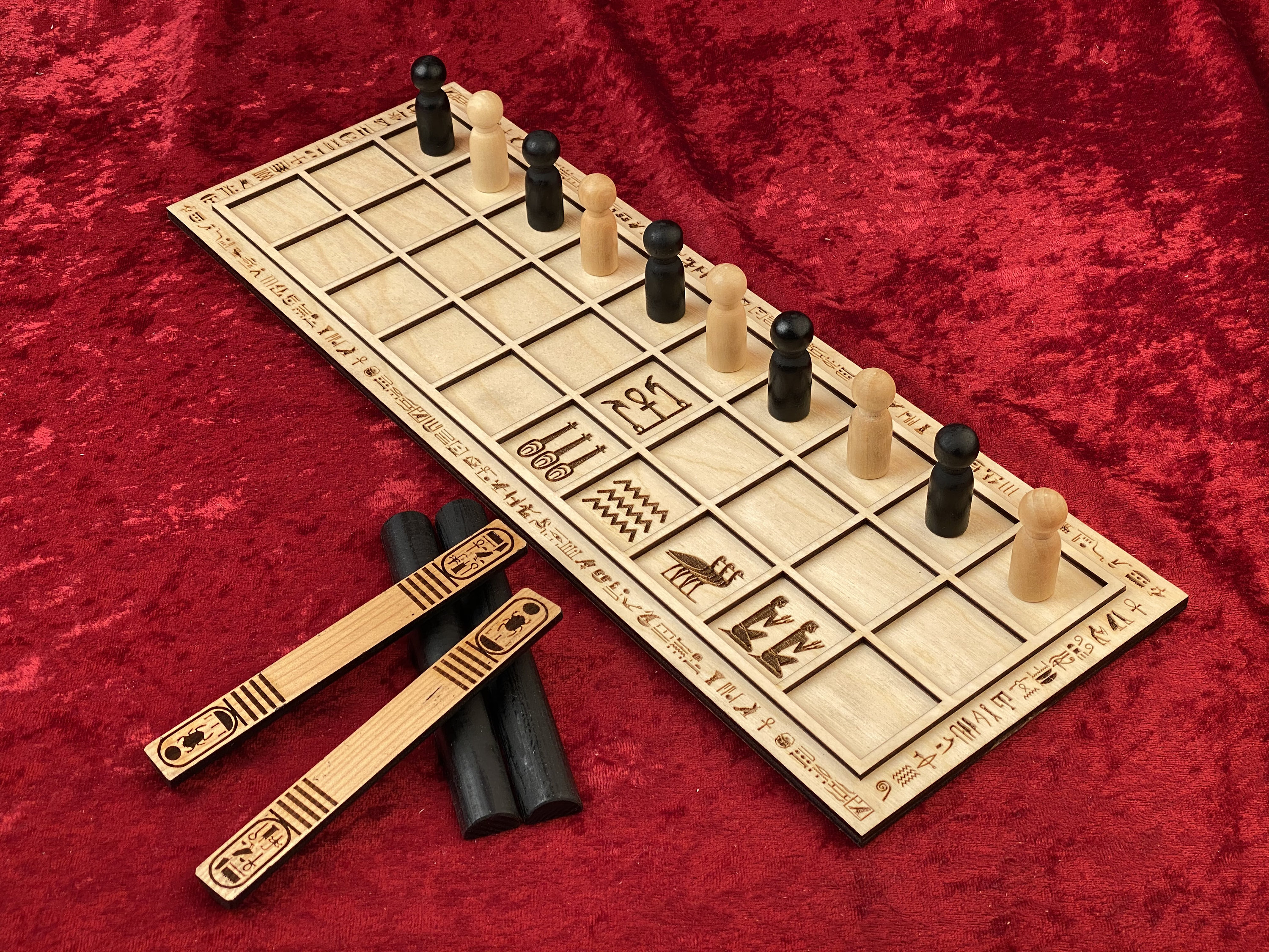 SENET The Ancient Egyptian Game of the Pharaohs | Etsy