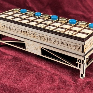 SENET - the Ancient Egyptian Board Game of the Pharaohs. Strategic ...