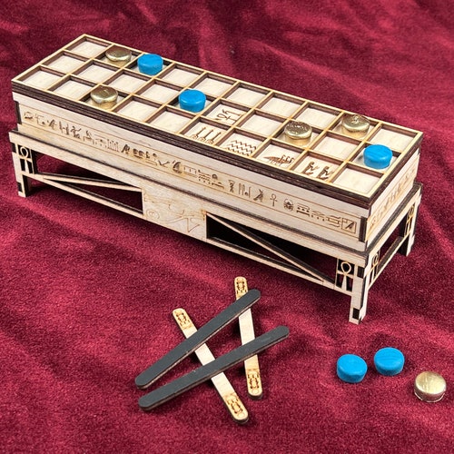 SENET the Ancient Egyptian Board Game of the Pharaohs. - Etsy