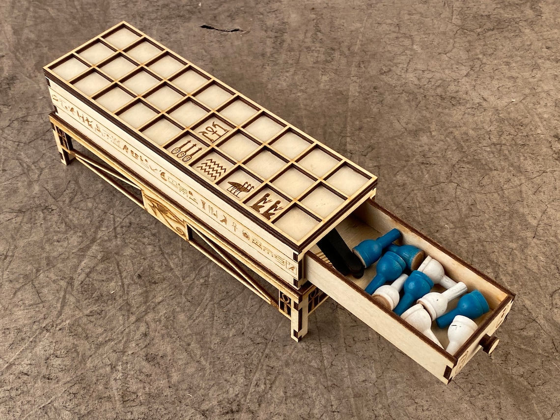 SENET the Ancient Egyptian Board Game of the Pharaohs. - Etsy