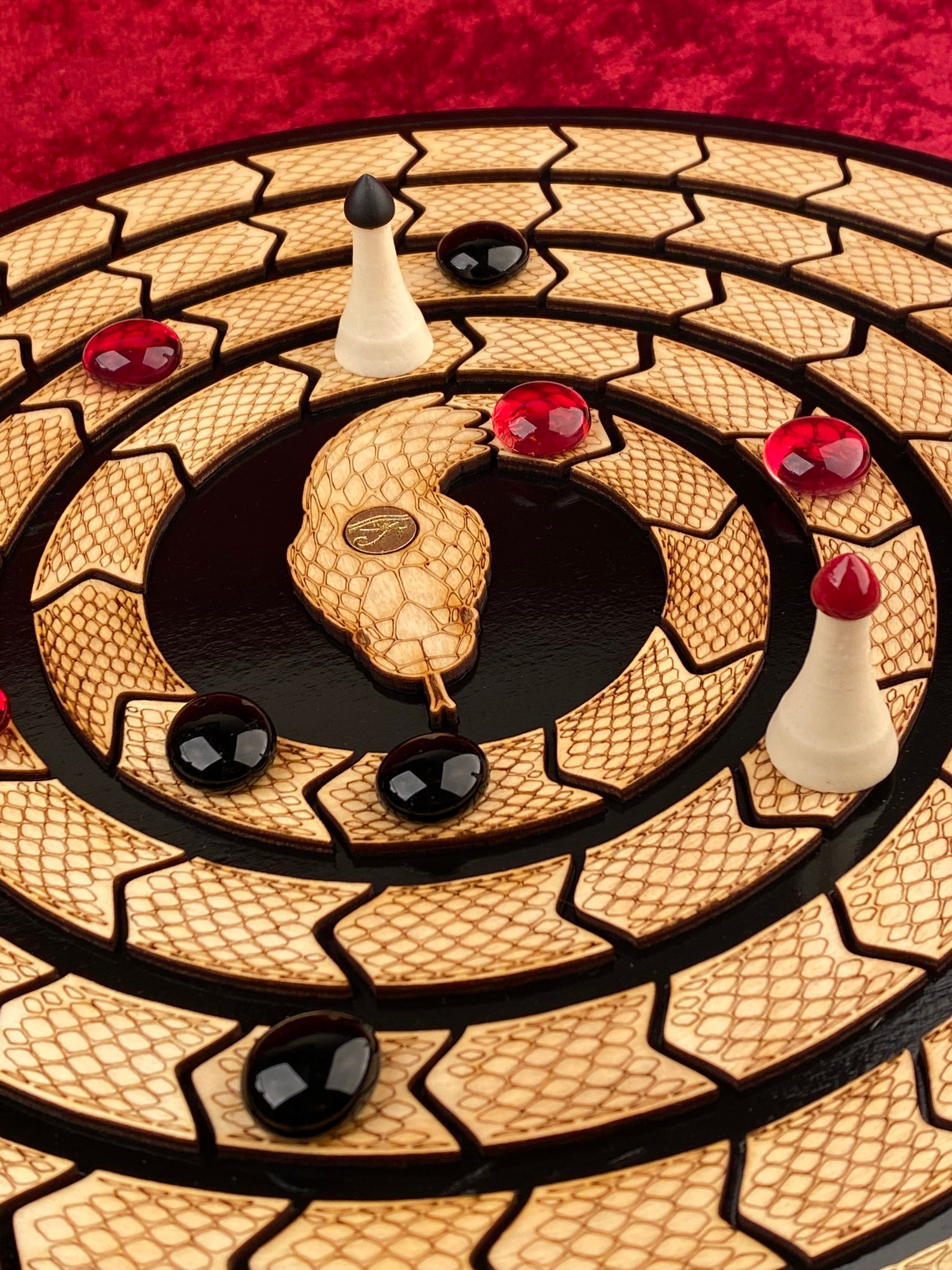 MEHEN Ancient Egyptian Game. Wood and Glass Traditional - Etsy