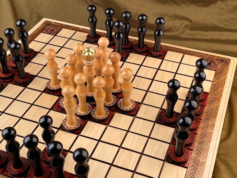 HNEFATAFL Viking Chess Incredible Deluxe Kings Edition | Etsy