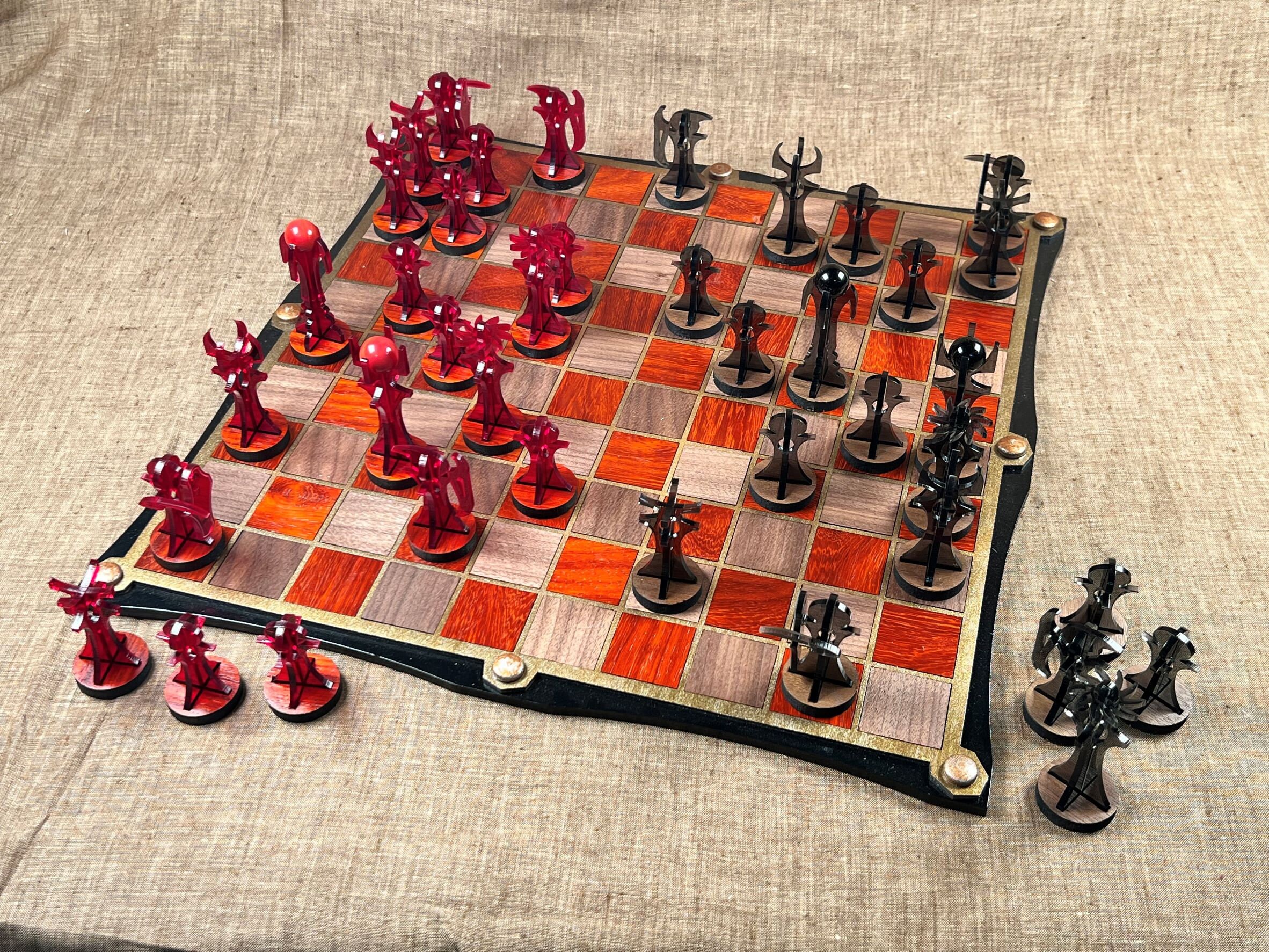 JETAN Barsoomian Martian Chess. From the Mind of Edgar Rice - Etsy