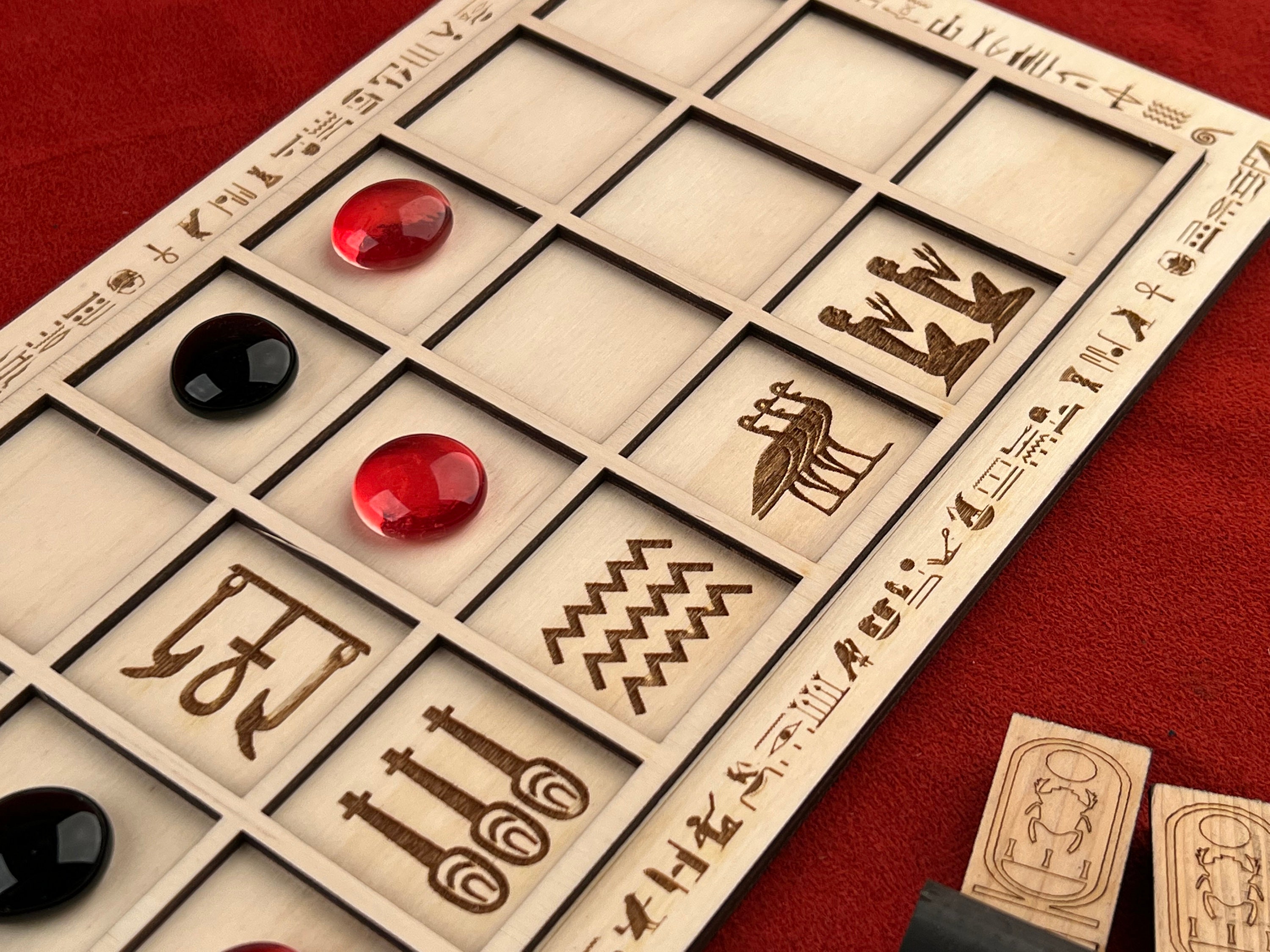 SENET the Ancient Egyptian Game of the Pharaohs. From the | Etsy