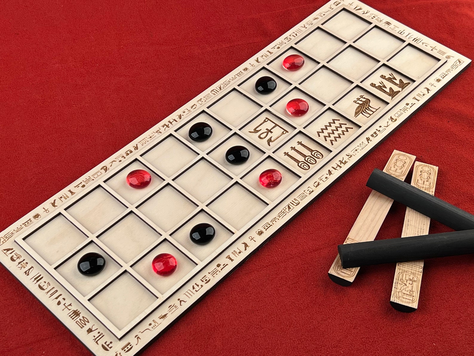 SENET the Ancient Egyptian Game of the Pharaohs. From the - Etsy