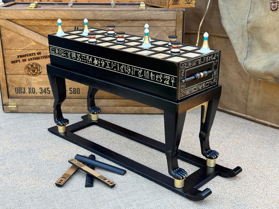 1/1 Scale Replica of Original SENET Game From the Tomb of Tutankhamun ...