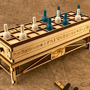 SENET the Ancient Egyptian Board Game of the Pharaohs. - Etsy