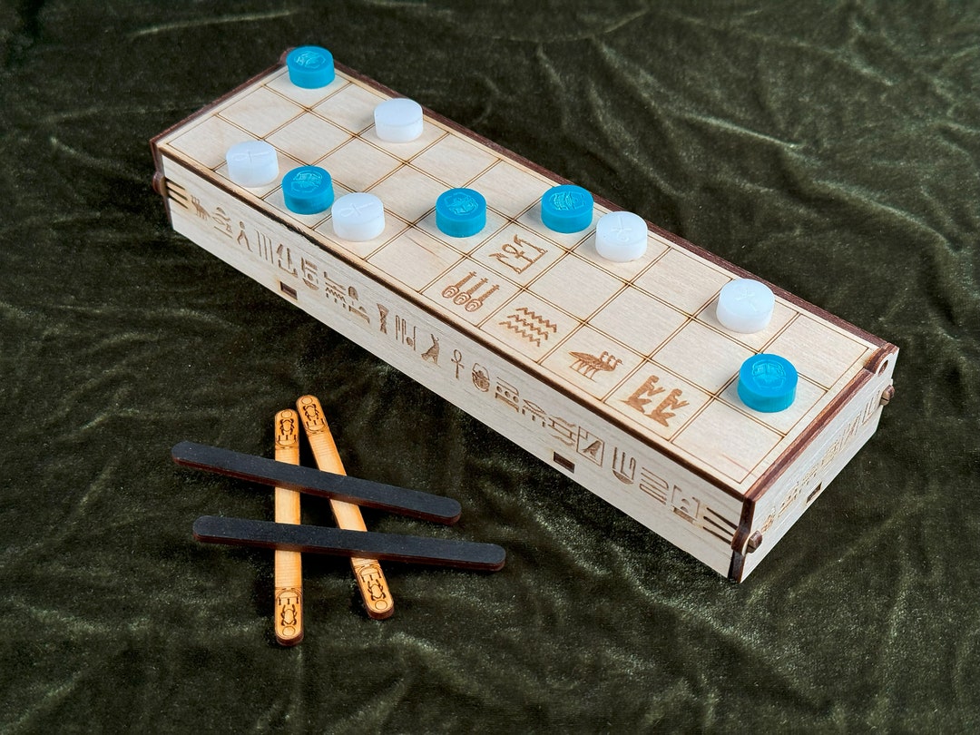 Travel Senet Board Game: Handmade Ancient Egyptian Recreation - Etsy