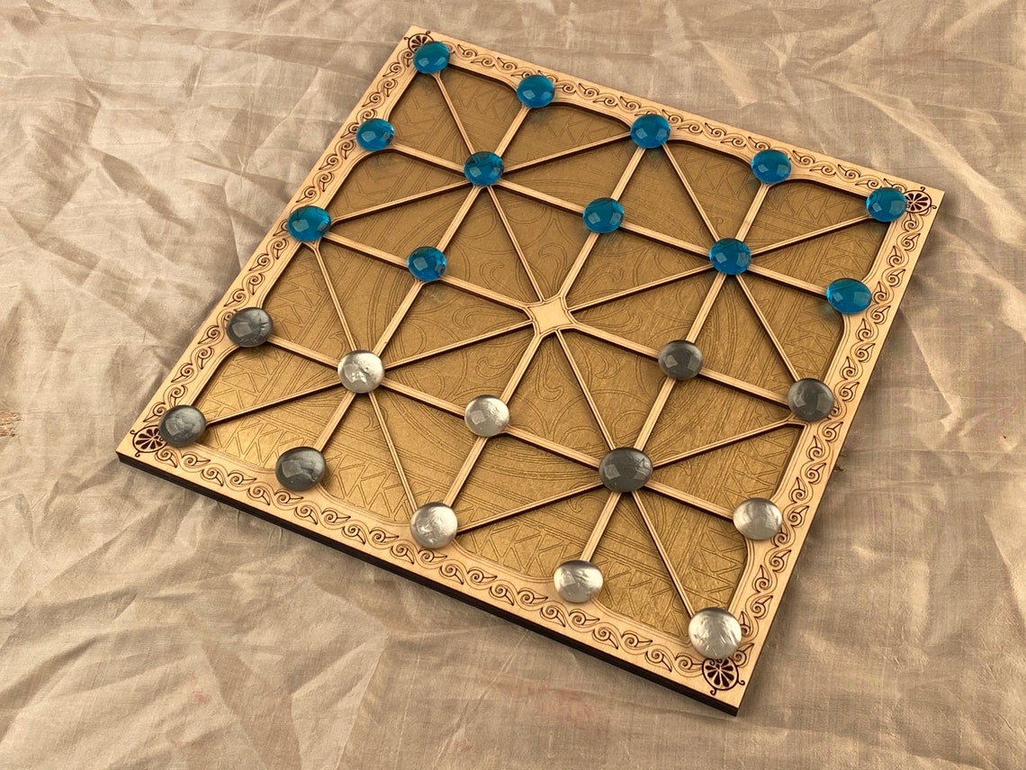 Alquerque Qirkat the Ancient and Mysterious Game of - Etsy Canada
