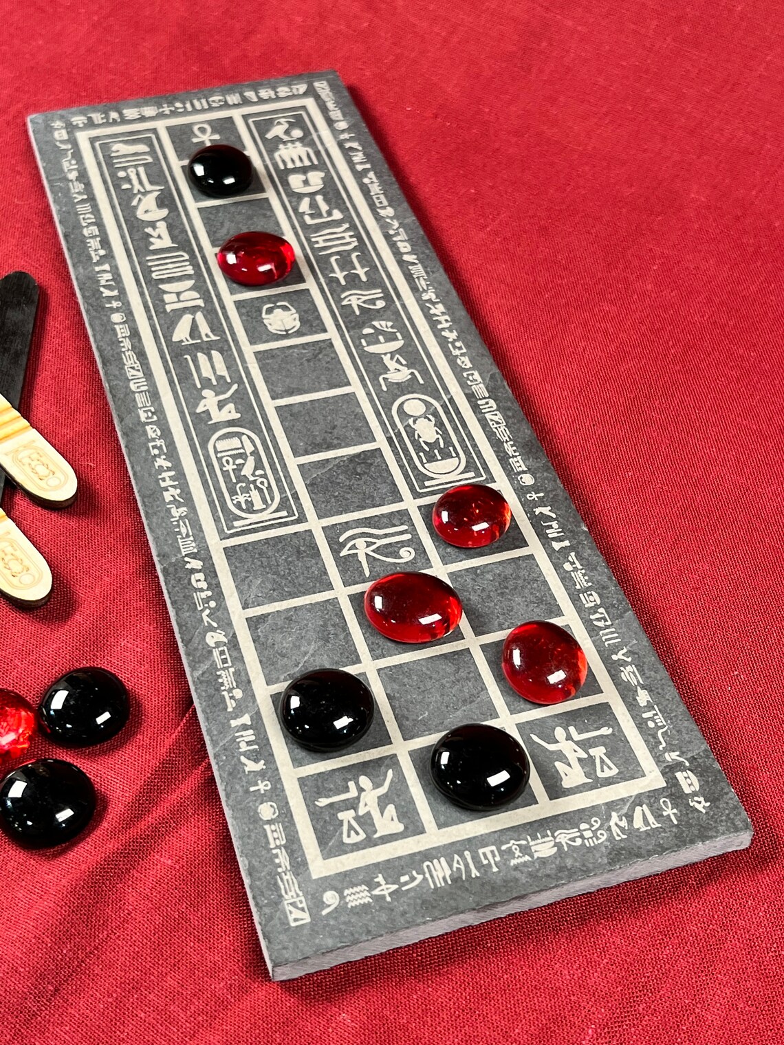 ASEB the Ancient Egyptian Game of 20 Squares Engraved in - Etsy