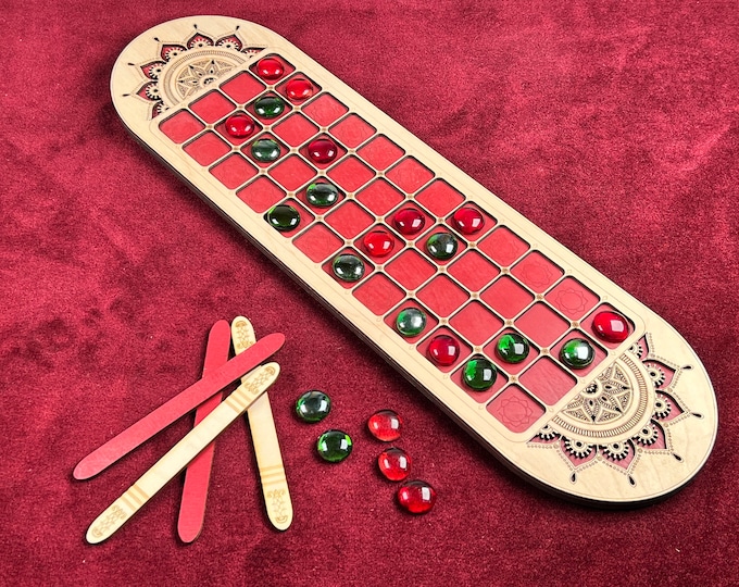 Bul | Puluc | Boolik | Mayan Mesoamerican Running Fight Board Game - Etsy