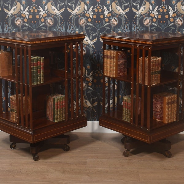 Revolving Bookcase - Etsy UK