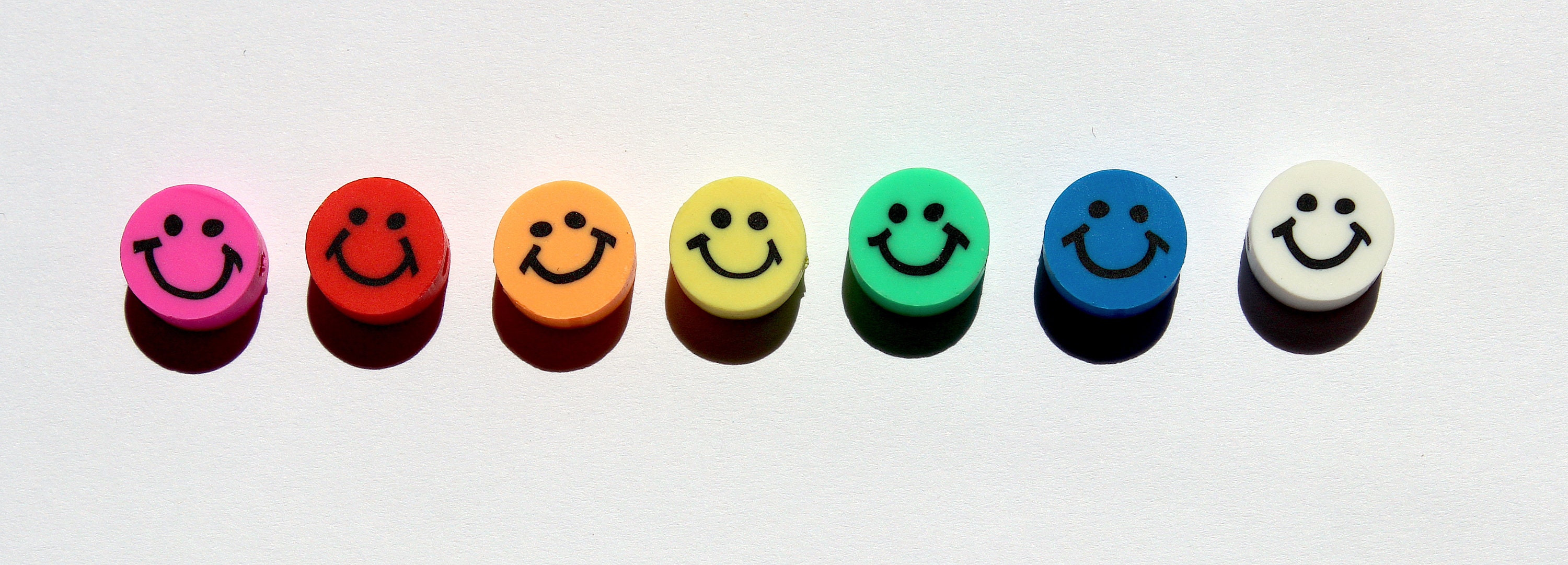 Smiley Face Polymer Bead 10 Mm Polymer Clay Bead 20 Pc Set - Etsy