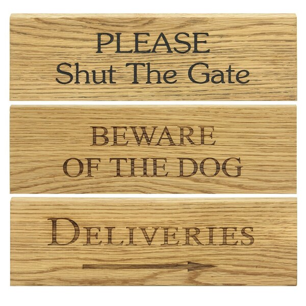 Custom Gate Signs - Etsy UK