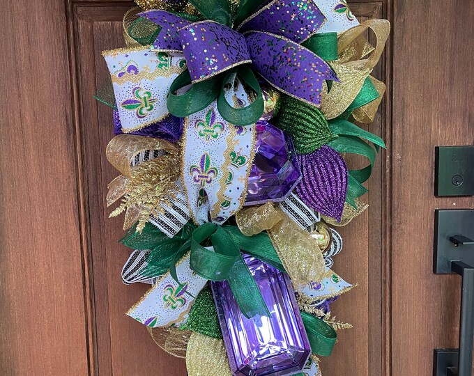 Christmas Swag, Whimsical Christmas Swag, Candy Xmas Swag, Candy Swag ...